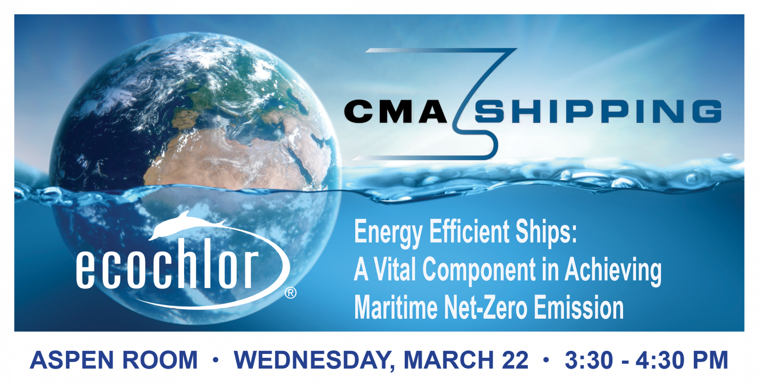 Ecochlor to Present Workshop at CMA Shipping 2023 - Ecochlor